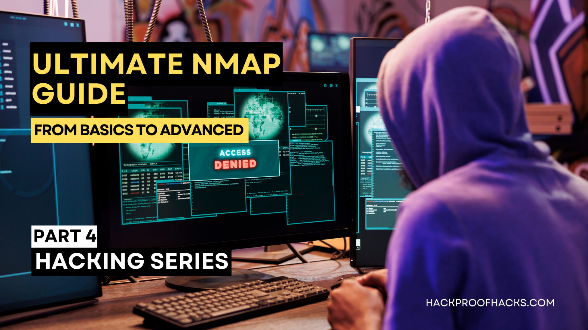 Ethical Hacking series [part4]: The Ultimate Nmap Guide: From Basics to Advanced - HackProofHacks